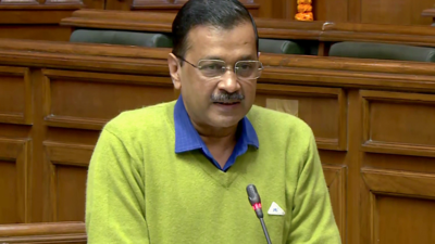 ED summons: Delhi CM Arvind Kejriwal appears before court via video conferencing | India News ...