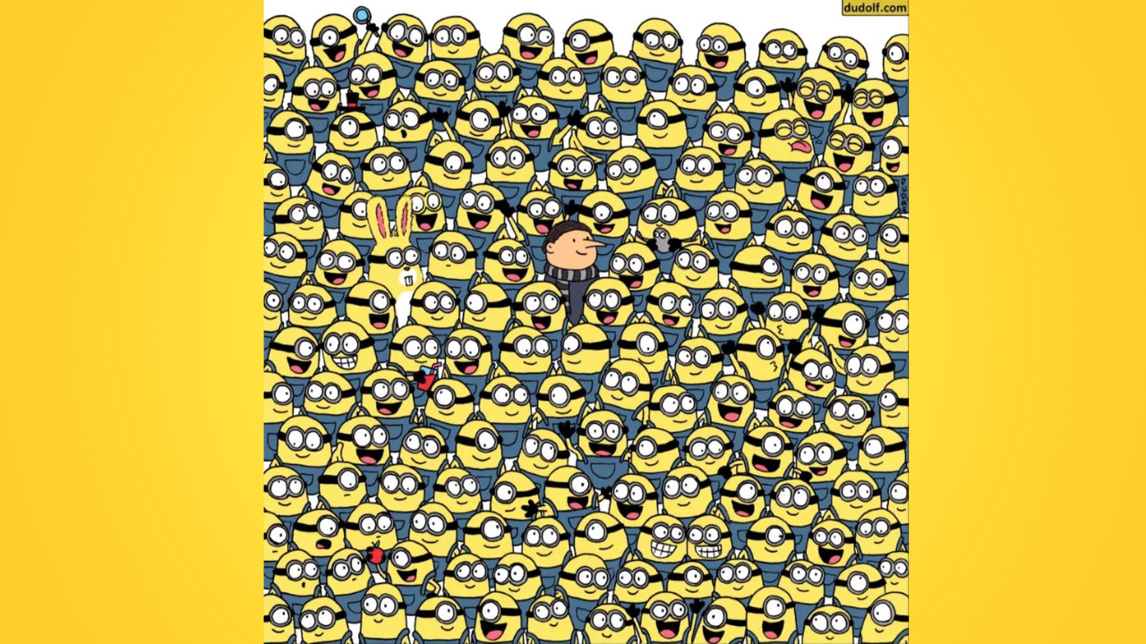 Test Your Observation Skills and Find the 3 Bananas Among These Minions Test Your Observation Skills and Find the 3 Bananas Among These Minions