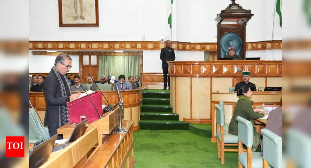 Himachal Pradesh: Chief Minister Sukhvinder Singh Sukhu presents budget ...