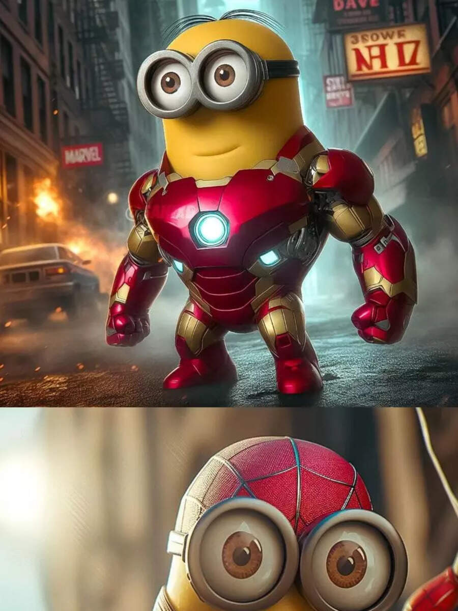 Iron-Man, Spider-Man And More: AI Imagines MCU Superheroes As Minions ...
