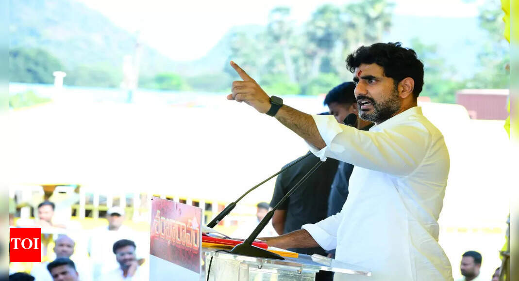 N Andhra will teach lesson to YSRCP: Lokesh | Visakhapatnam News - Times of India