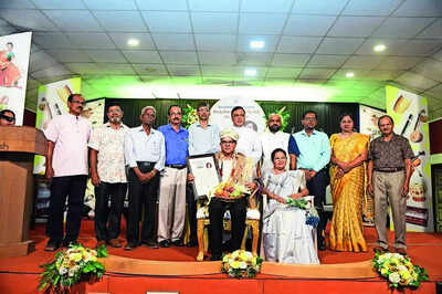 Konkani Literary Award: Konkani writer Gerald Pinto receives Konkani ...