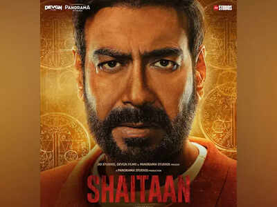 Ajay Devgn looks intense in 'Shaitaan' new poster | - Times of India