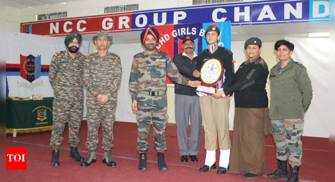 Dhruvika wins best NCC cadet award from Chandigarh | Chandigarh News ...