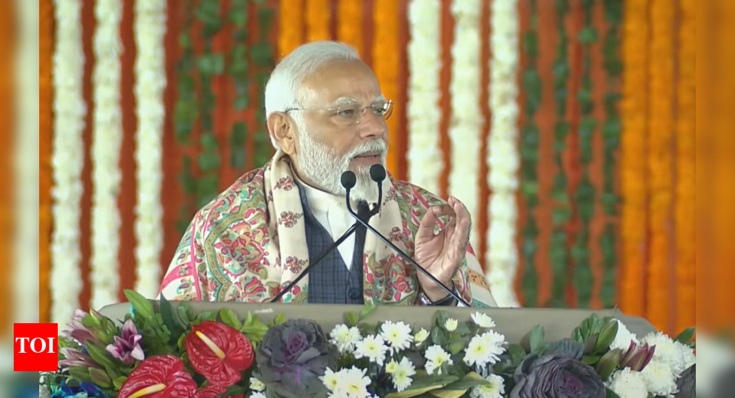 PM Modi Jammu Highlights: Government now serving J&K, not any family ...