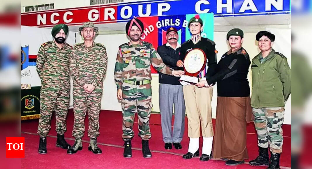 Dhruvika: Dhruvika is best NCC cadet from UT Chandigarh: NCC Group Chandigarh’s Cadet Dhruvika ...