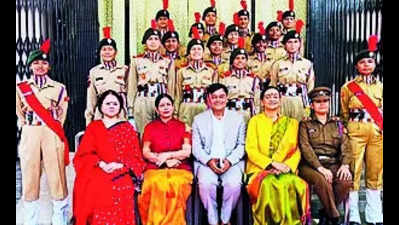 NCC Cadets: 15 NCC Cadets of 19 UP Girls Battalion Receive Ranks at Rank Ceremony in Lucknow ...