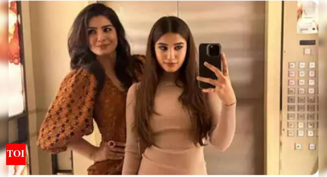 Raveena Tandon chills in Goa with daughters Rasha, Chaya and Meghna ...