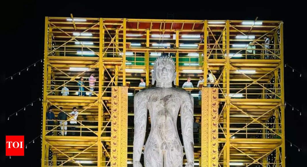 Venur prepares for Lord Bahubali Mahamastakabhisheka after 12 years ...