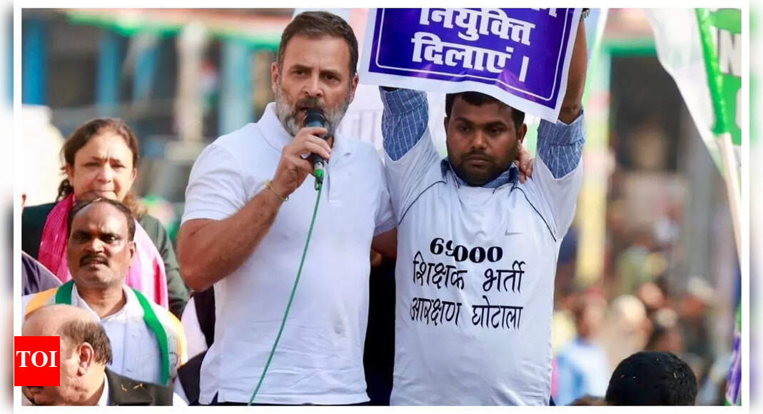 Rahul Gandhi accuses BJP of 'snatching' rights of Dalits and backward classes in teacher ...