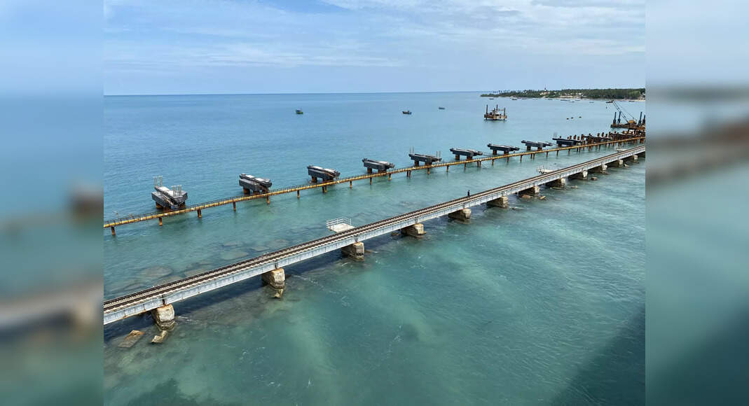 Pamban Bridge, India's first-ever vertical lift sea bridge, to be up ...