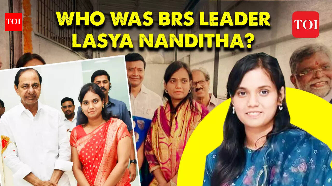 Who was Lasya Nanditha, vibrant BRS MLA killed in car accident near ...