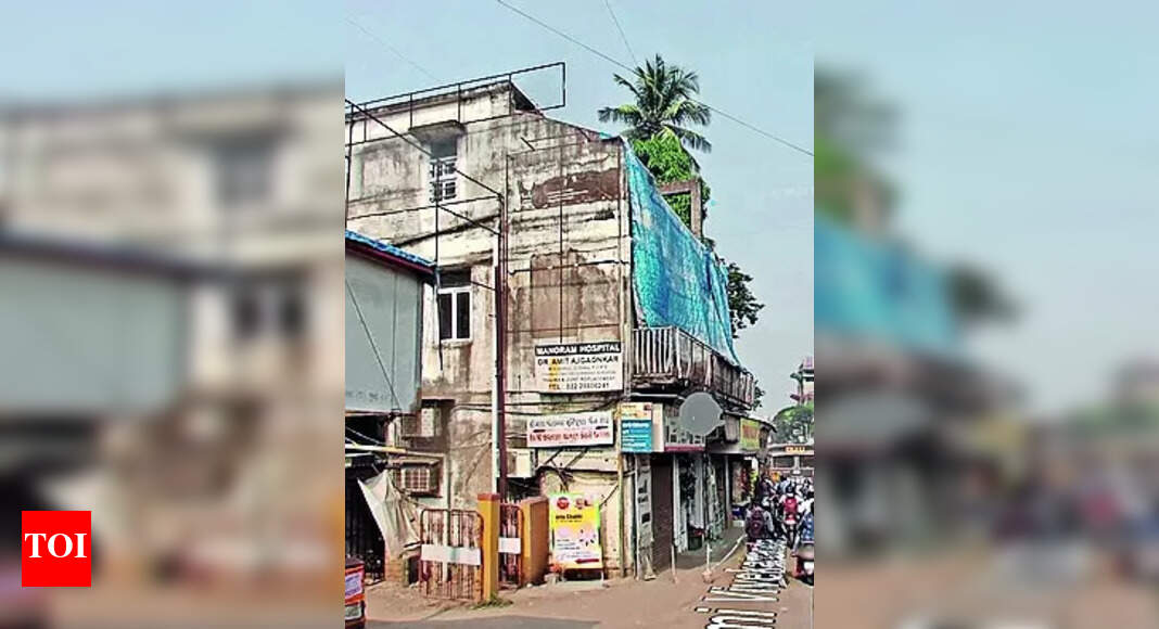 Malad Building: Part of Malad building demolished for road widening ...