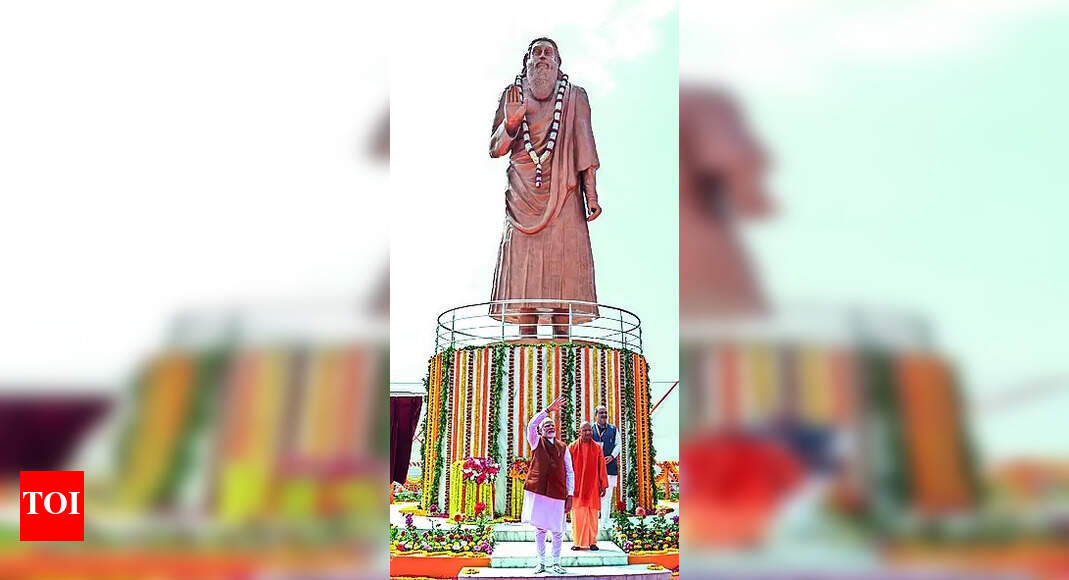 Sant Ravidas: PM Inaugurates Statue of Sant Ravidas and Development ...