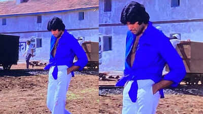 Remember Amitabh Bachchan's iconic 'Deewar' look? Here's the story ...