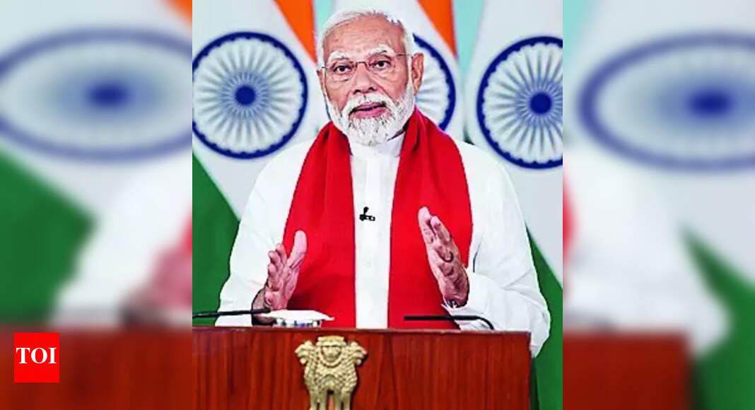 PM Modi: PM Modi to Lay Foundation of ₹626cr Rail and Road Projects | Ranchi News - Times of India