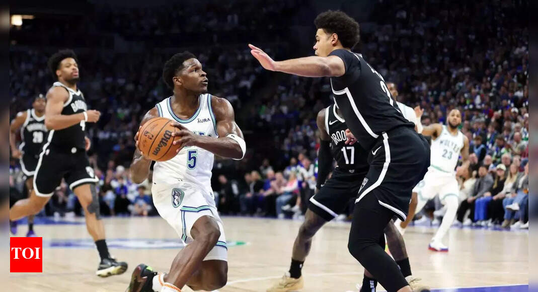 Anthony Edwards and Karl-Anthony Towns lead Minnesota Timberwolves to ...