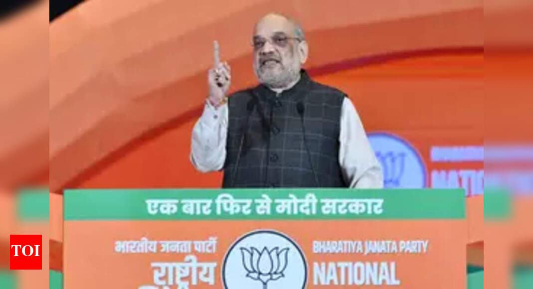 Strive to win more than 370 seats in Lok Sabha polls: Amit Shah to BJP workers in MP | India ...