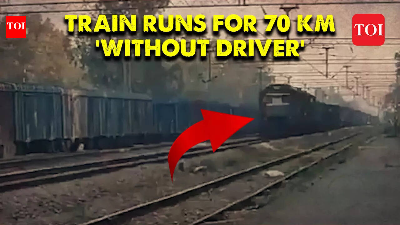 Video: Train runs 70 km ‘without driver’ from J&K to Punjab