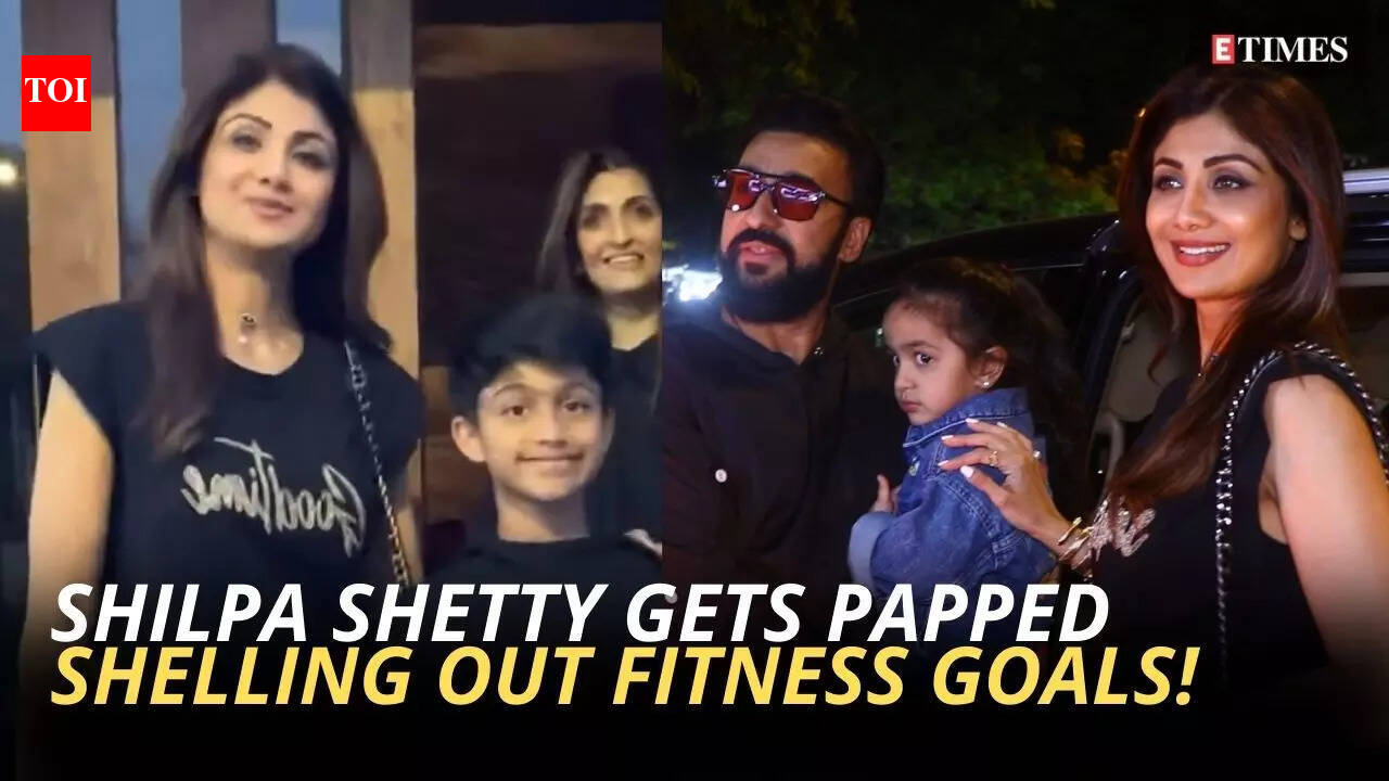 Shilpa Shetty's fitness impresses fans as she gets papped in the city ...