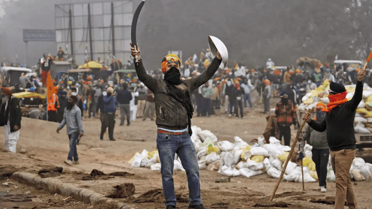Farmers Protest: Traffic hit at Delhi-UP borders in view of farmers ...