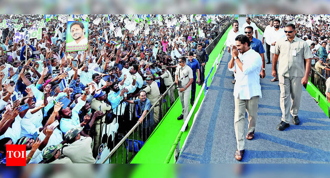 Jagan: Jagan to hold strategy session with MLAs | Vijayawada News - Times of India
