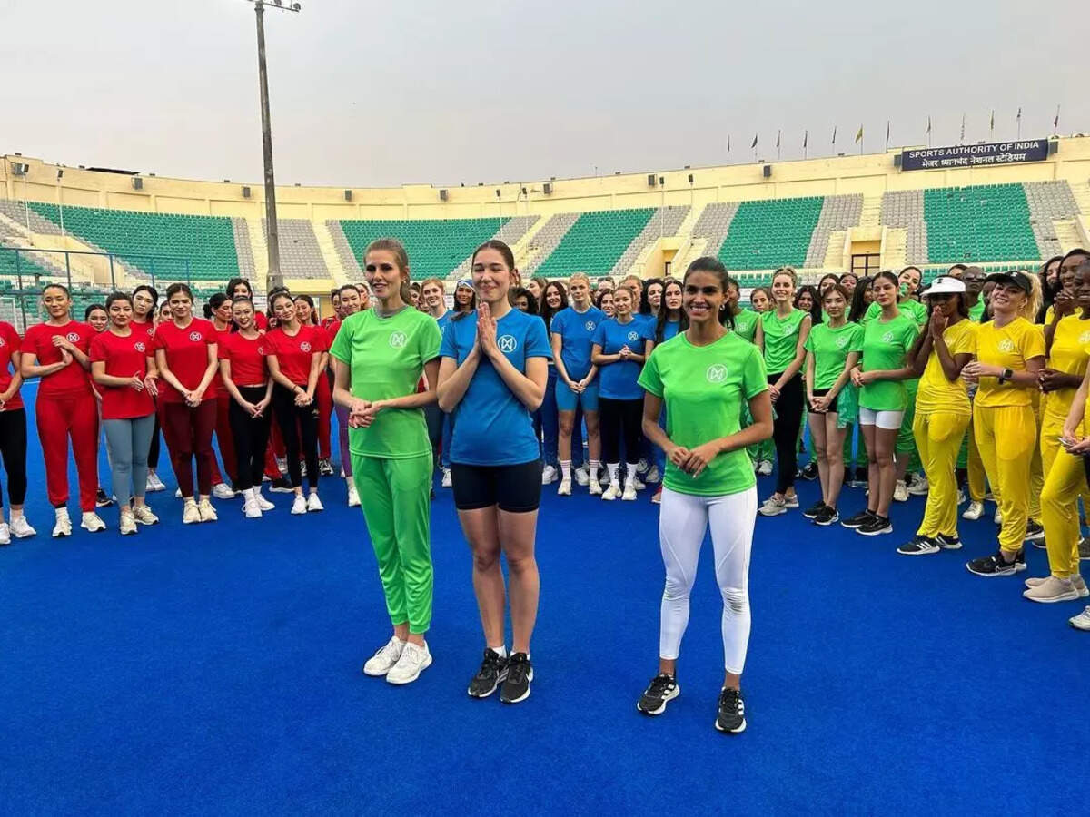 71st Miss World Sports Challenge at Delhi's National Stadium: Croatia's ...