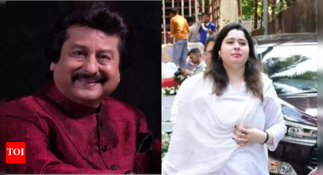 Pankaj Udhas' daughter Reva breaks down at the funeral; Ghazal maestro ...