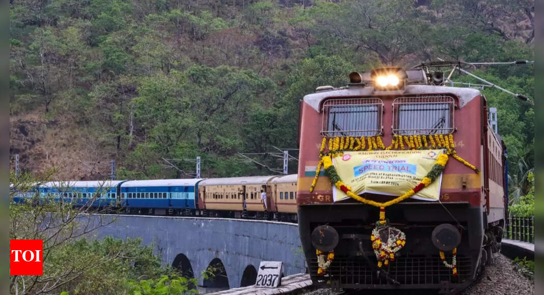 Principal chief electrical engineer inspects newly electrified Edaman ...