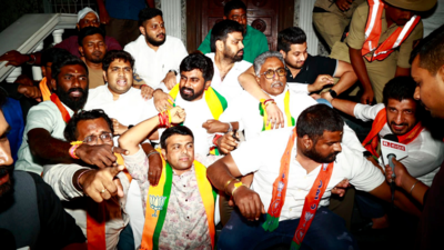 Two Karnataka BJP MLAs defy party, foil plan to create rift in Congress | Bengaluru News - Times ...