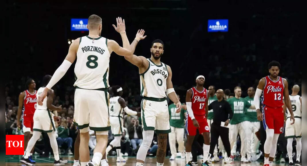 Boston Celtics extend winning streak to nine games with victory over Philadelphia 76ers | NBA ...