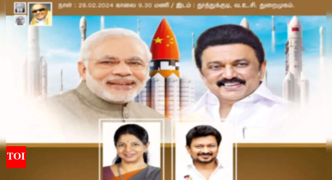 China flag in Isro ad: PM Modi blasts DMK, party hits back | India News ...