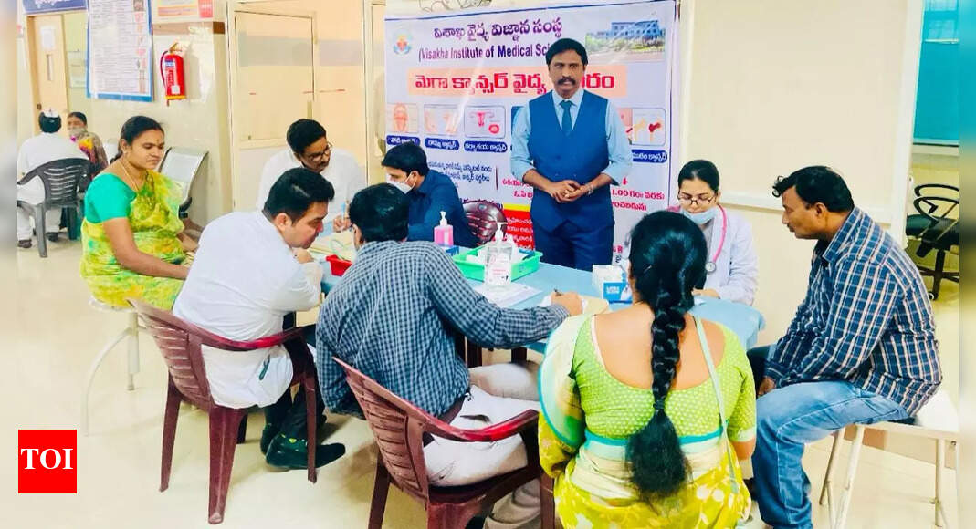 Cancer detection camp conducted at Vizag VIMS | Visakhapatnam News ...