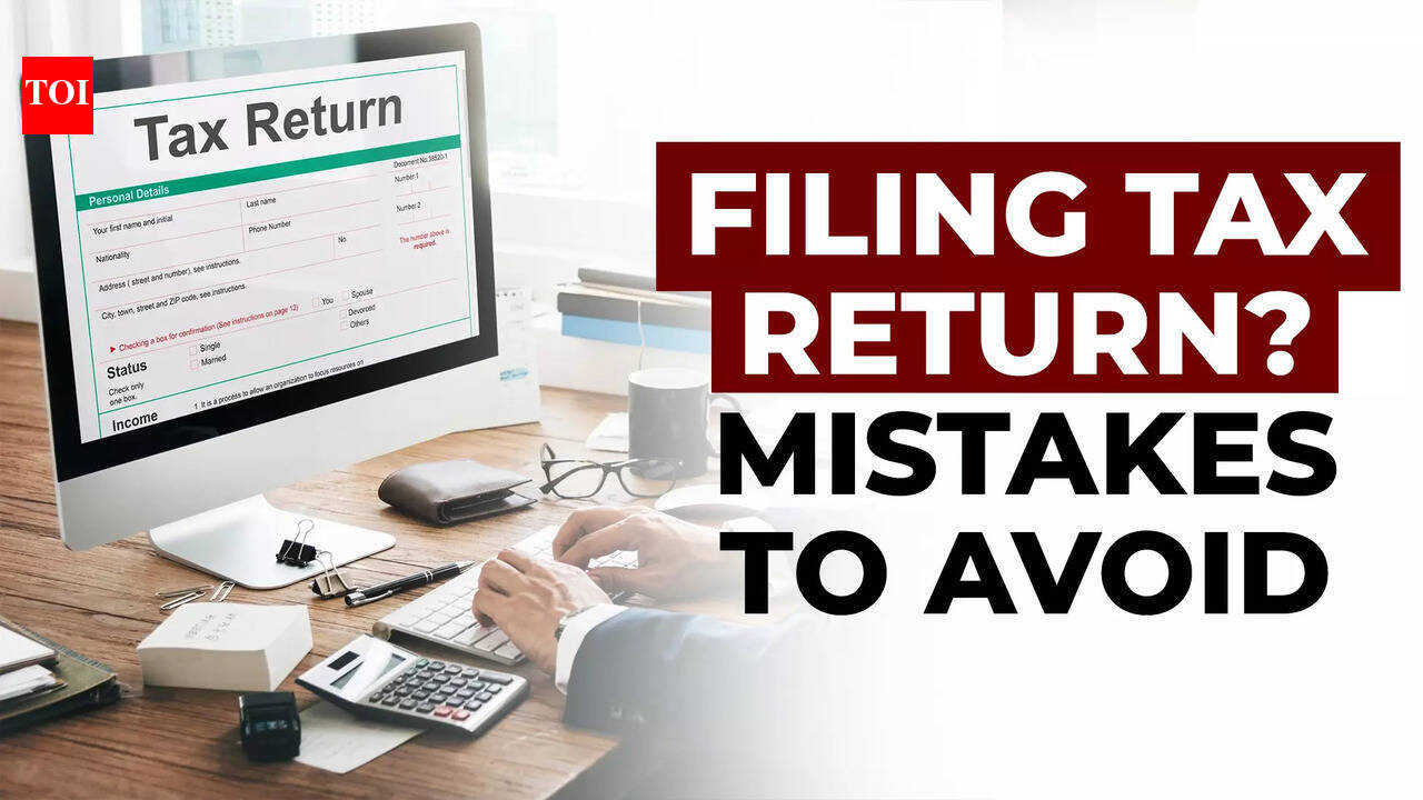 Income Tax Return Filing: Top mistakes to avoid when filing ITR - The ...