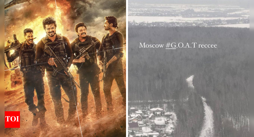 'GOAT': The next shooting scheduled in Moscow! | - Times of India