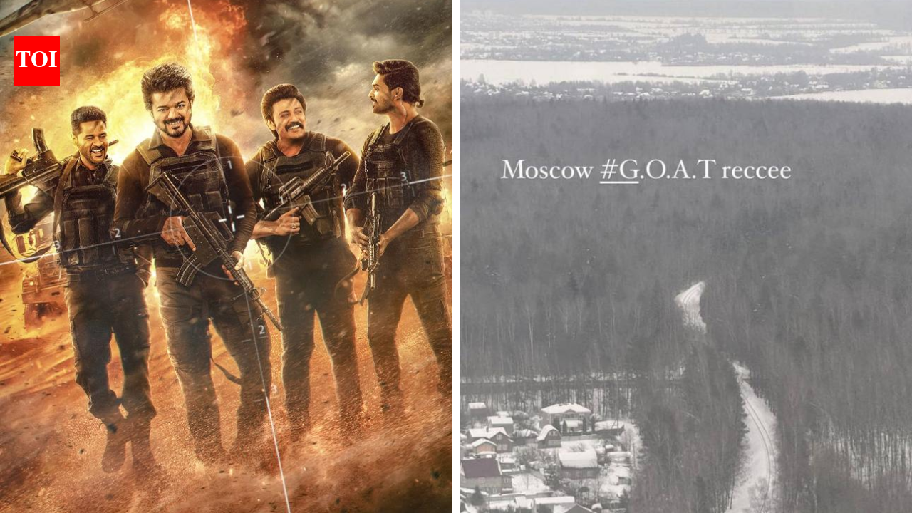 'GOAT': The next shooting scheduled in Moscow! | - The Times of India