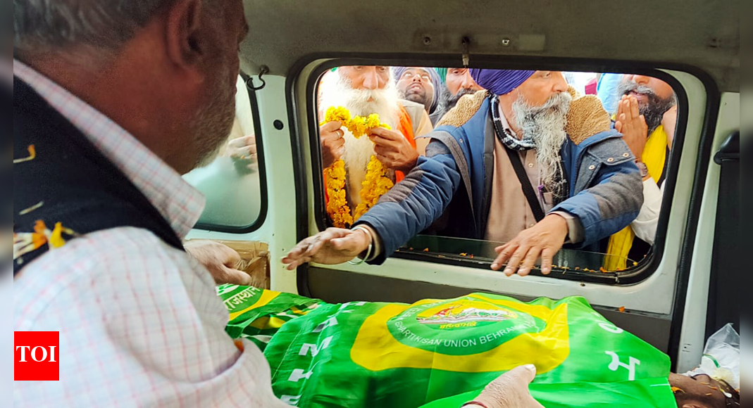 8 days on, Punjab farmer Shubhkaran Singh laid to rest after filing of ...