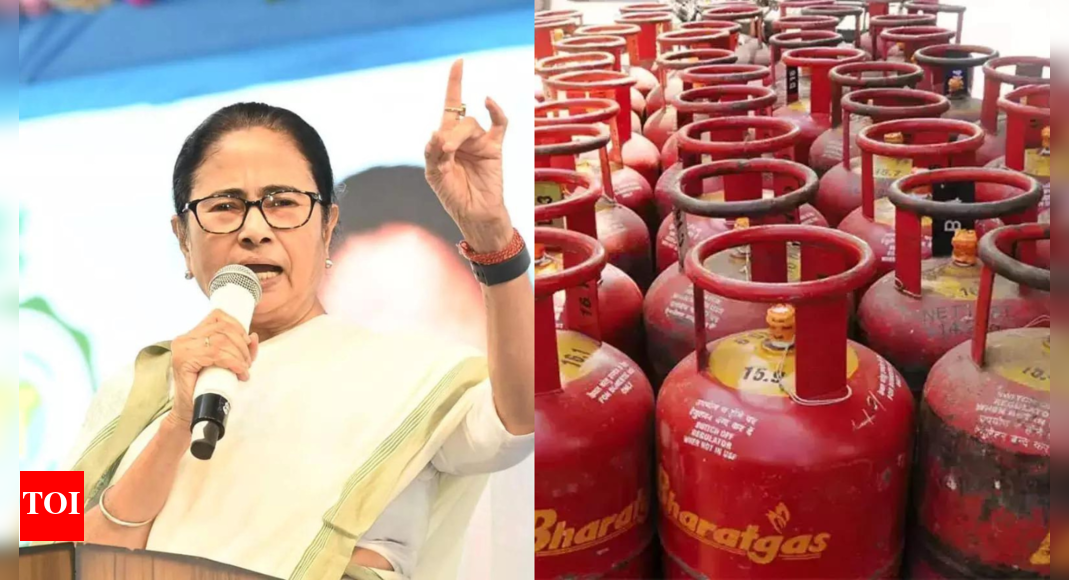 'If BJP returns to power after LS polls ...' : Mamata's warning on cooking gas price hike ...