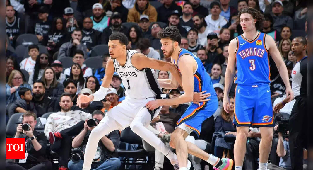 San Antonio Spurs defeat Oklahoma City Thunder in high-scoring showdown ...