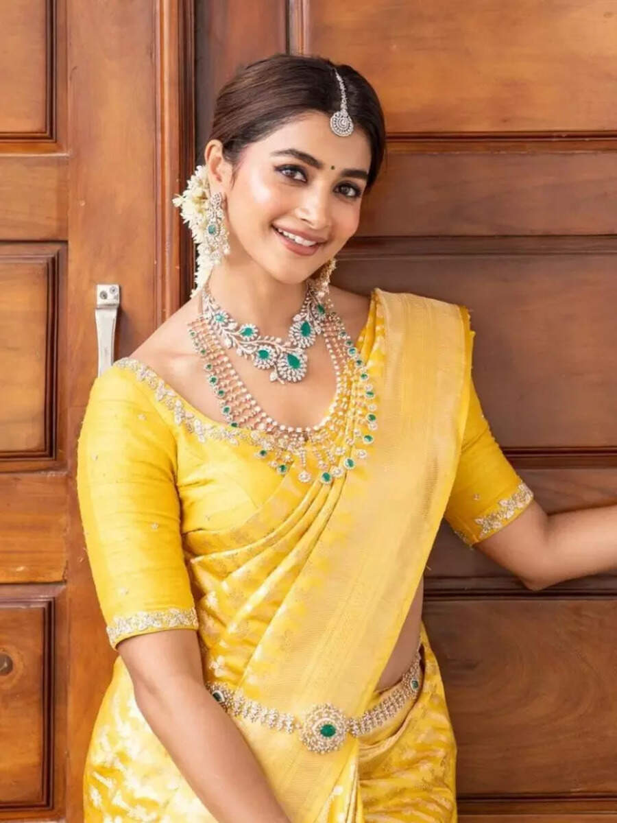 Pooja Hegde's stunning silk saree looks that are steal-worthy | Times ...