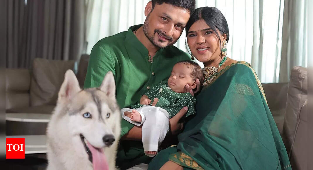 Khushi Shah celebrates son Krishang's first birthday with a ...