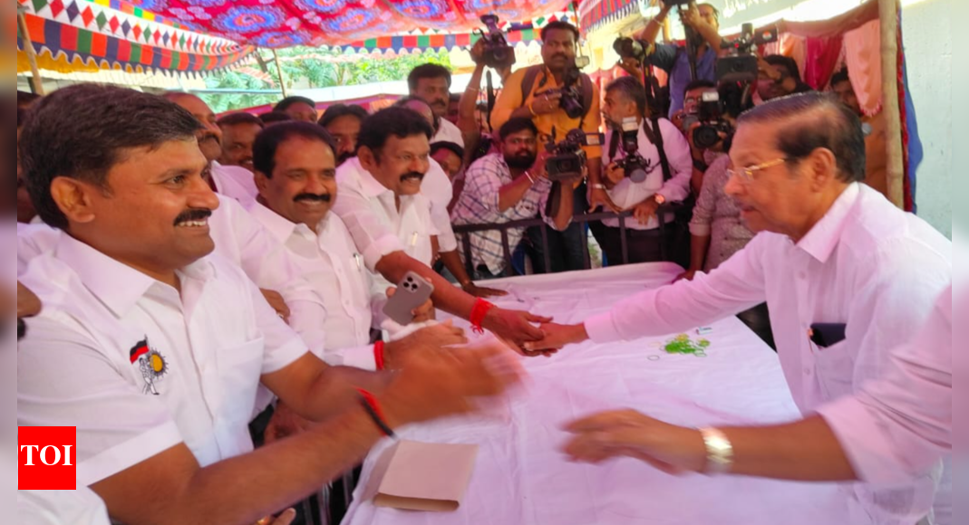 Arun Nehru applies to be DMK candidate in Perambalur Lok Sabha election ...