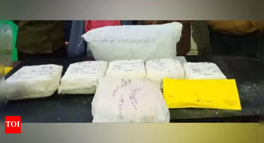 36kg of crystal meth seized | India News - Times of India