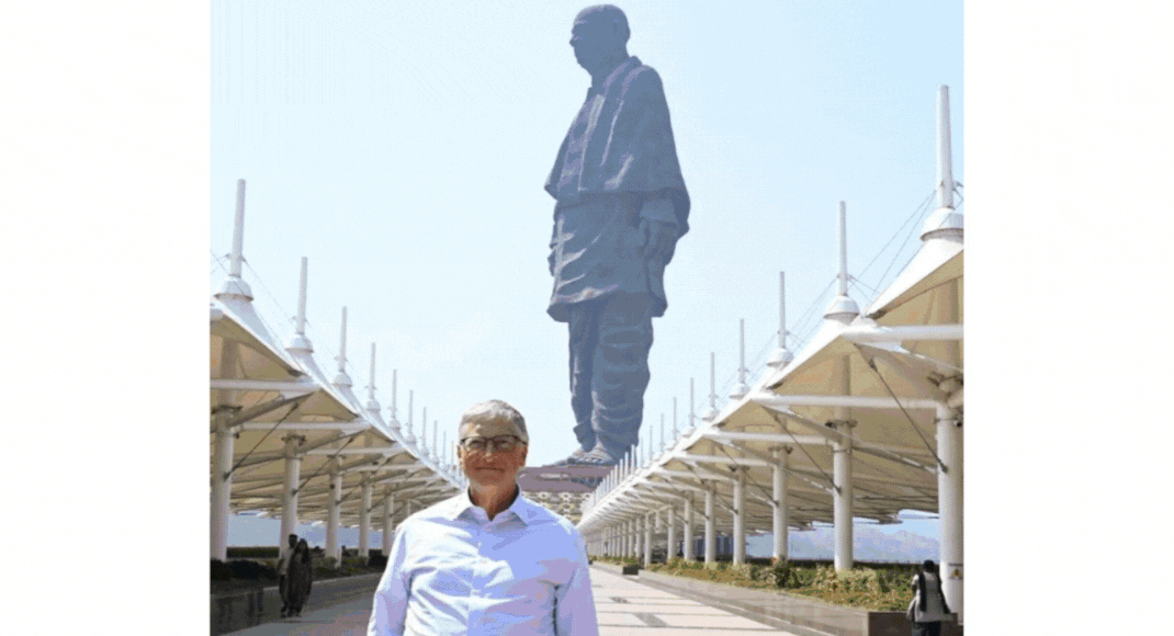 Bill Gates praises 'impressive' Statue of Unity, calls it an ...