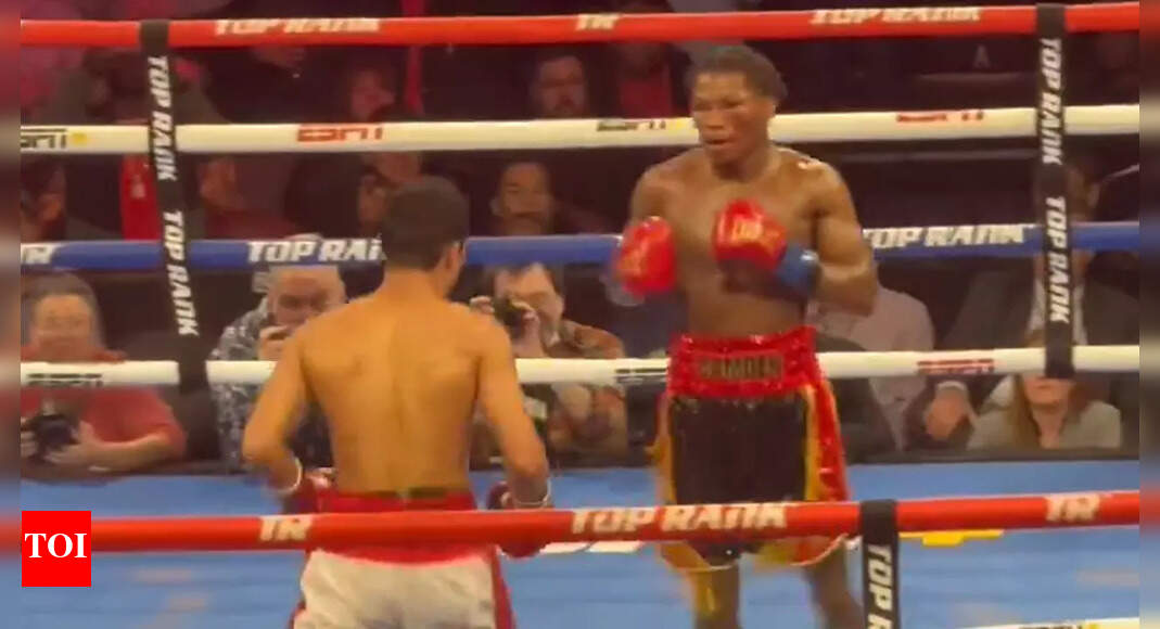 Ray Ford claims WBA featherweight title with dramatic 12th round ...