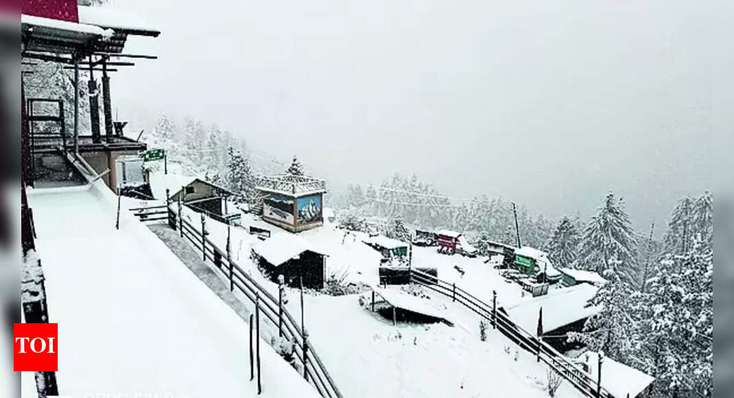 Snowfall: Heavy snowfall in Uttarakhand; drop in temperatures across ...