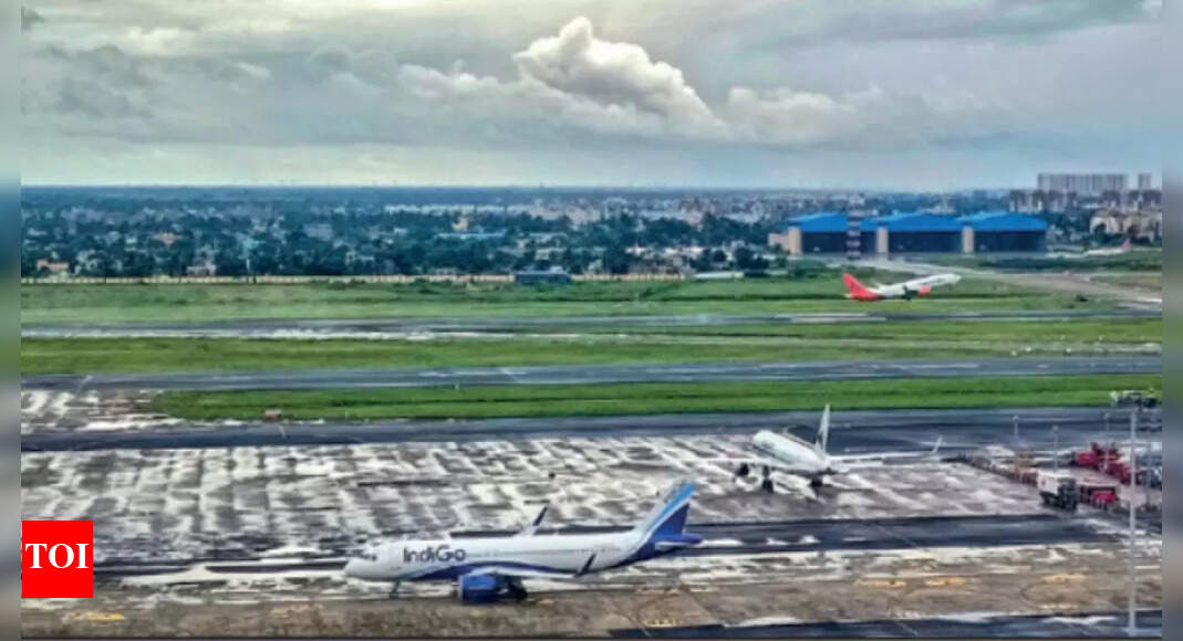 30-min bar on flights at airport till tomorrow for Metro drone survey | Kolkata News - Times of ...