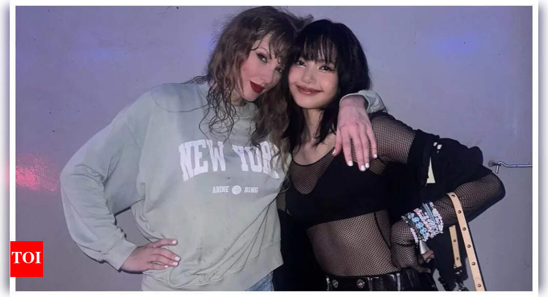 Blackpink Lisa: BLACKPINK star Lisa meets Taylor Swift post Singapore ...