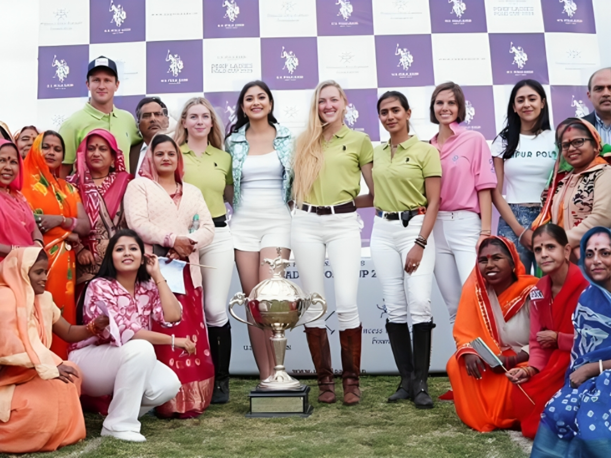 Nandini Gupta cheers on Polo Players at the USPA Princess Diya Kumari ...