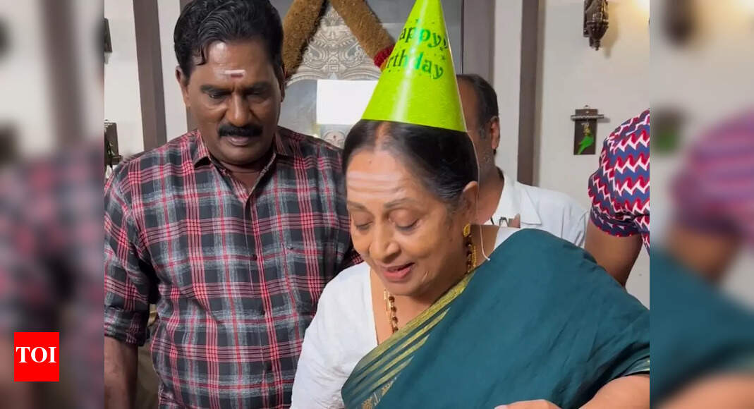 Actress Bhagavatula Satyapriya enjoys her 69th birthday with loved ones ...